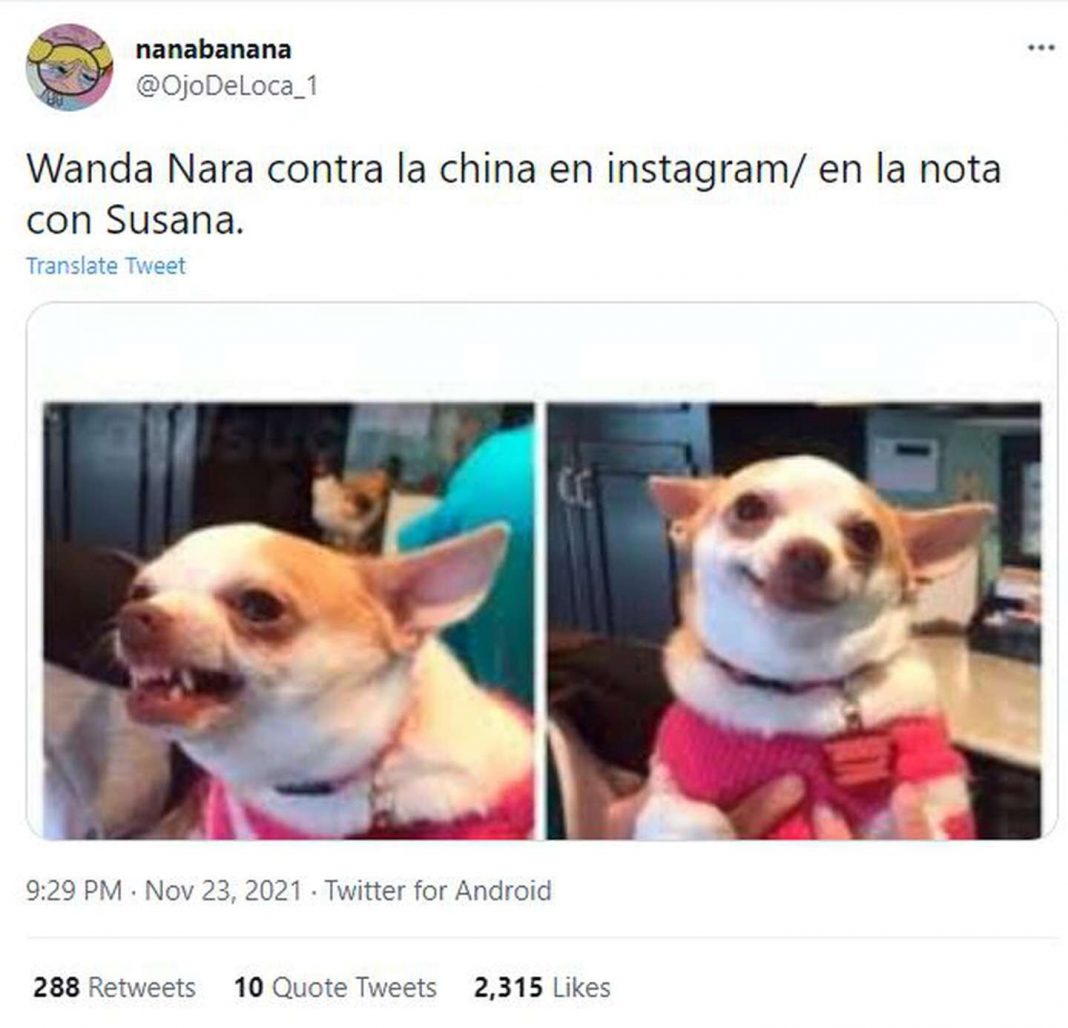 Memes de la entrevista de Susana Giménez a Wanda Nara