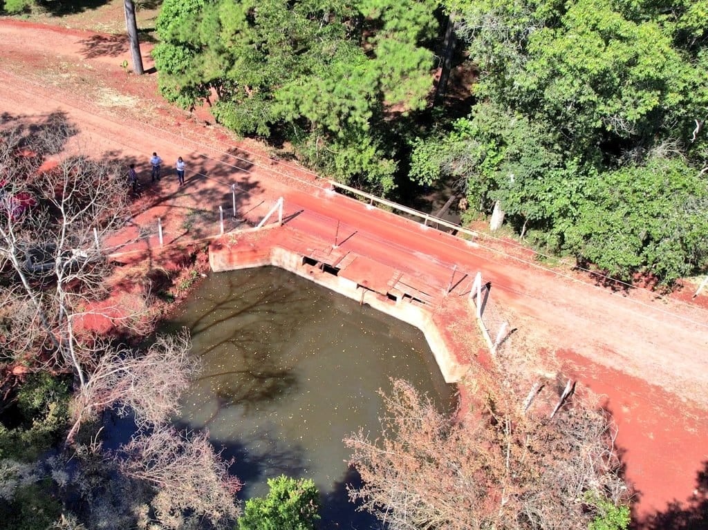 Una obra destinada a reservorio de agua y vertedero fue habilitada en ...