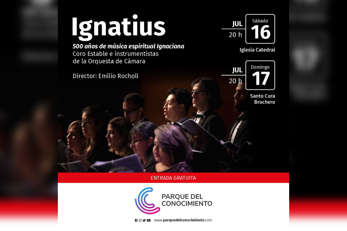 Ignatius, 500 años de música espiritual Ignaciana este fin de semana ...