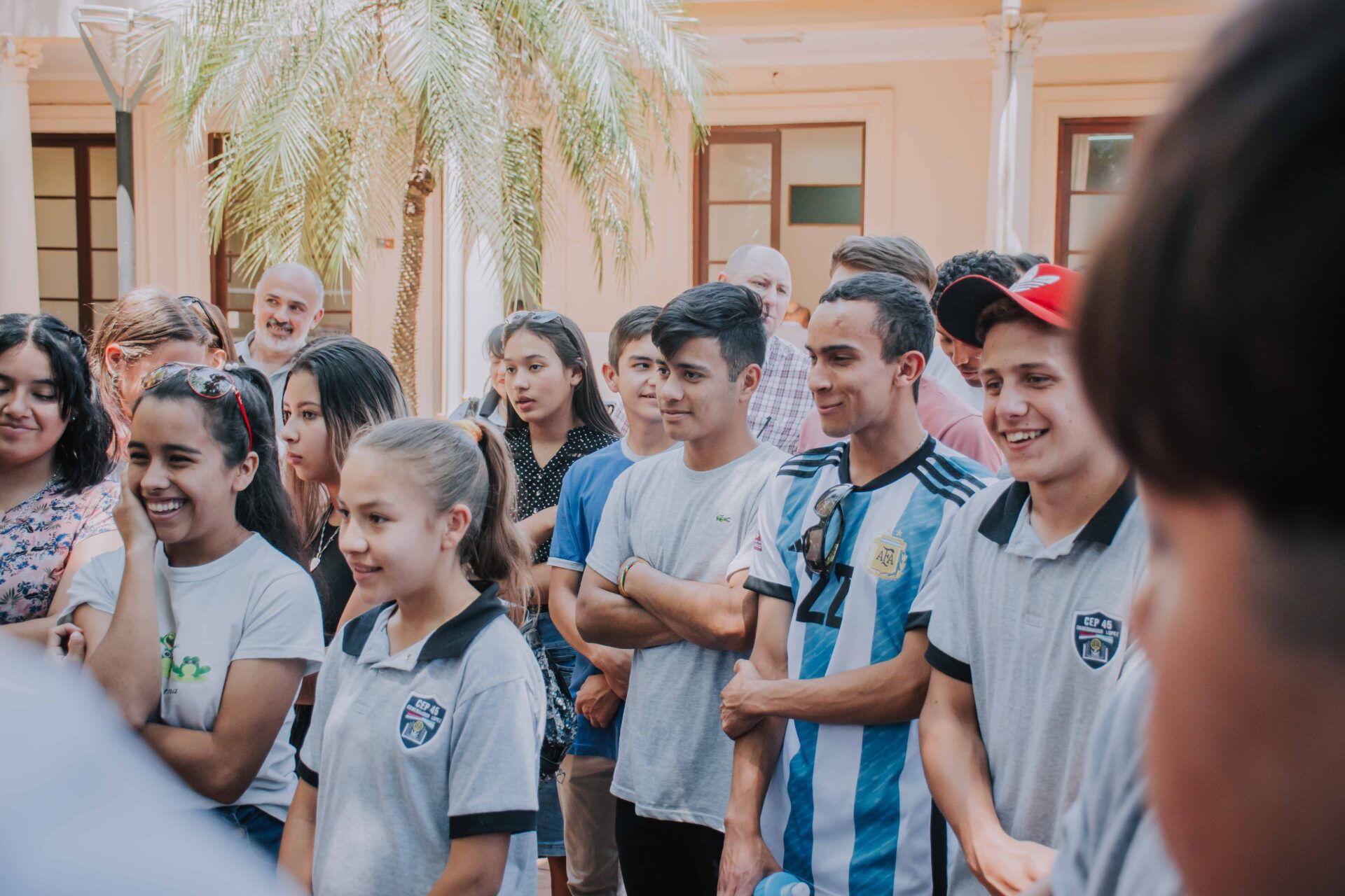 Estudiantes visitan la Casa de Gobierno | Se trata de alumnos y ...