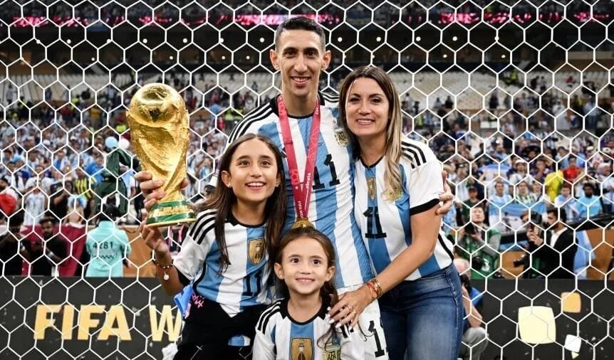 El mensaje de Ángel Di María a su esposa la noche previa a la final ...