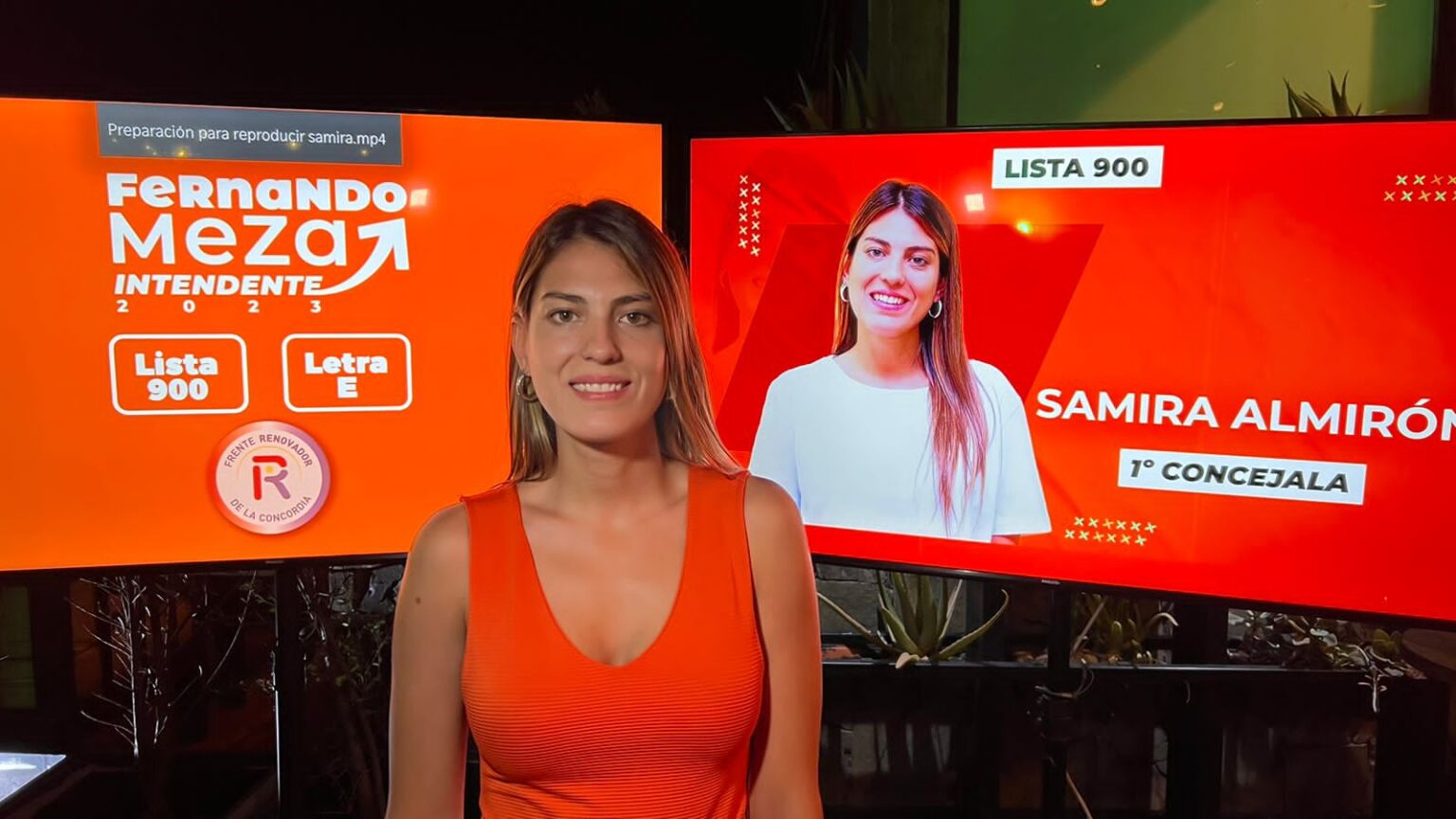 Samira Almirón lanzó su candidatura como concejala de la ciudad de ...