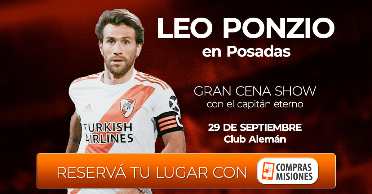 Video | Leonardo Ponzio llegará a Posadas el 29 de septiembre para ...