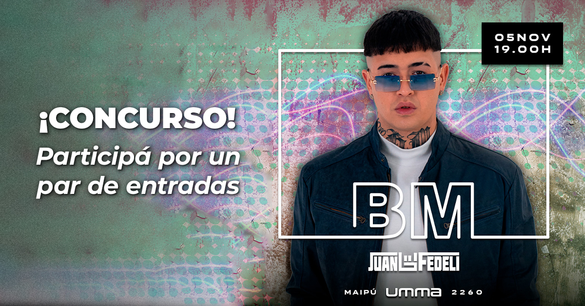 ¡Ganate dos entradas para disfrutar de BM, el artista urbano del ...
