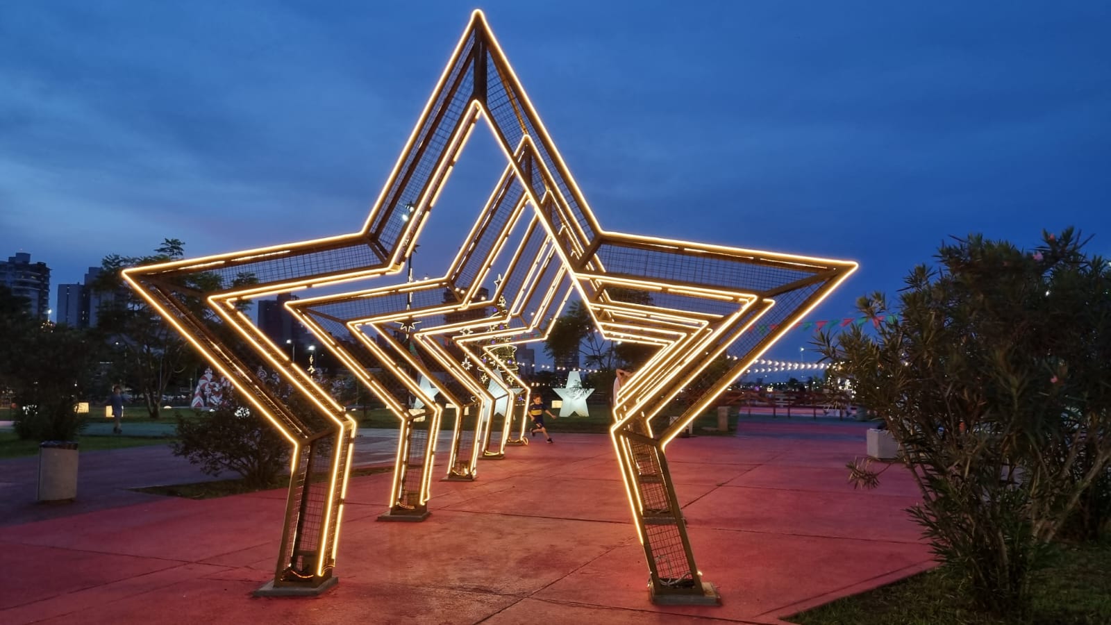 El Parque de las Fiestas de Posadas brilla con esplendor navideño: una ...
