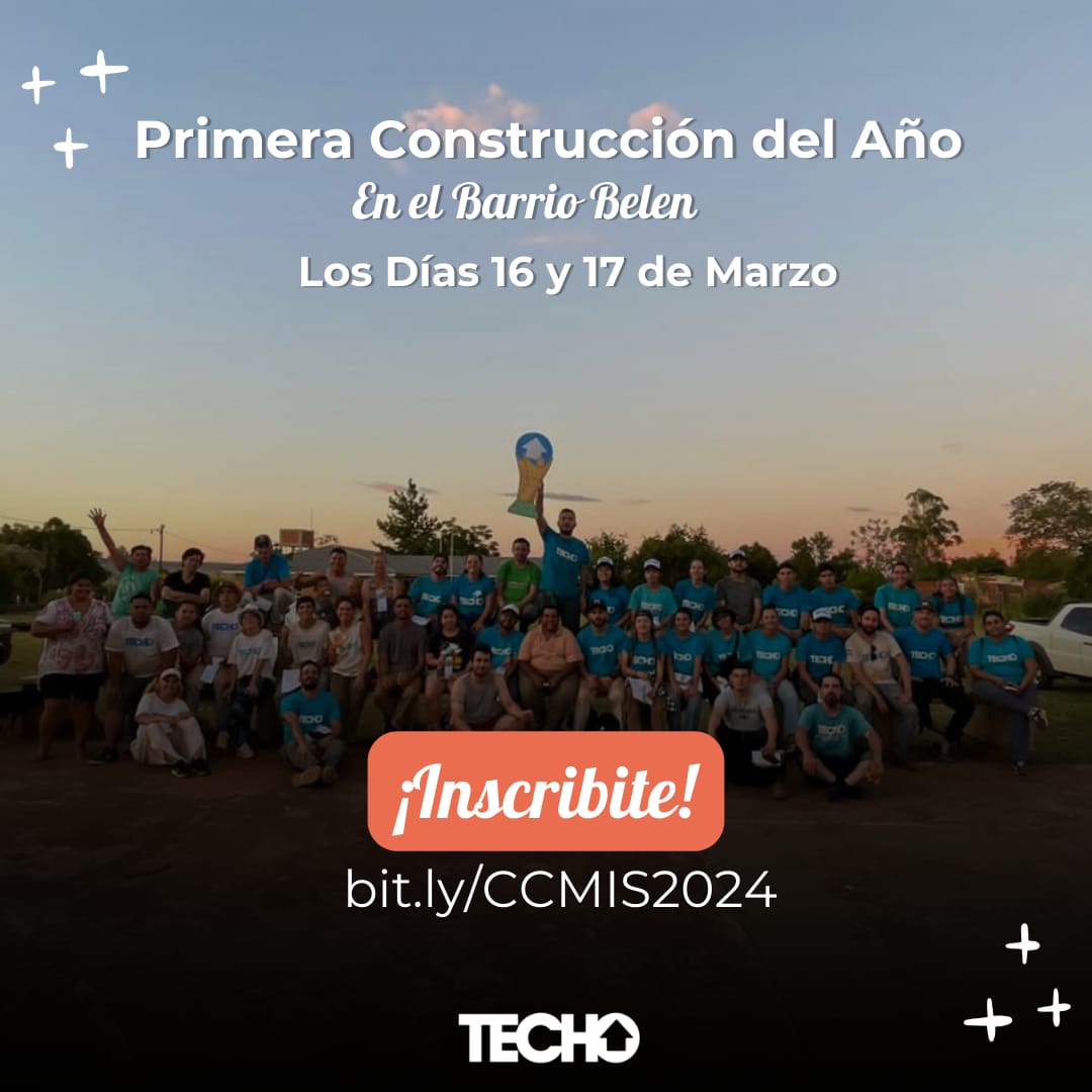 TECHO convoca voluntariado para construir 6 viviendas de emergencia en ...