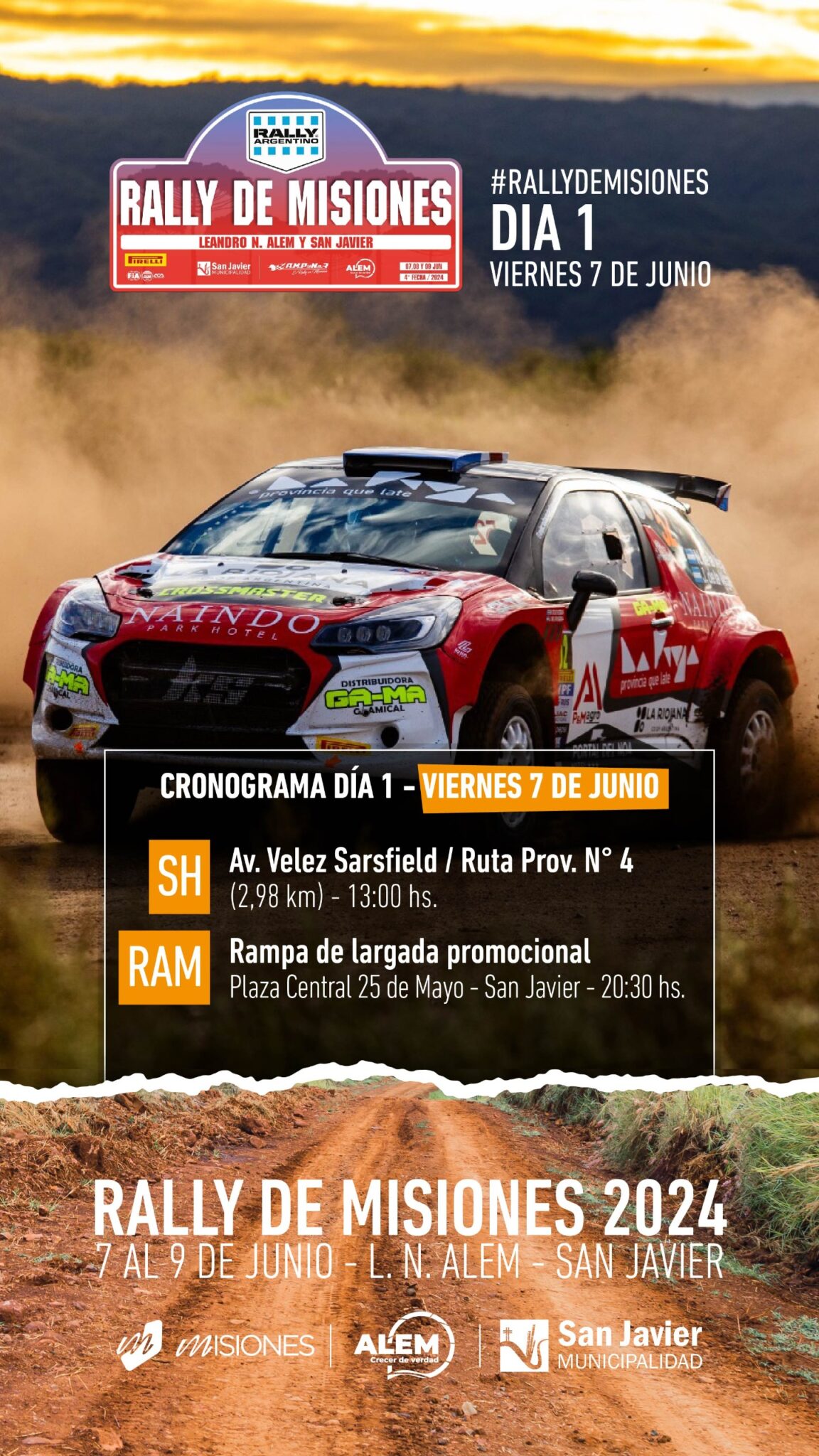 Comenzó la cuarta fecha del Rally Argentino en Misiones: mirá el ...