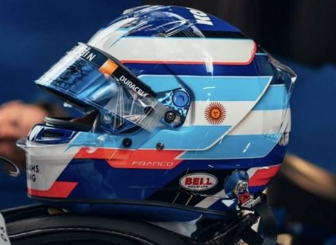 Fórmula 1 | Con la bandera argentina en el casco, Franco Colapinto ...