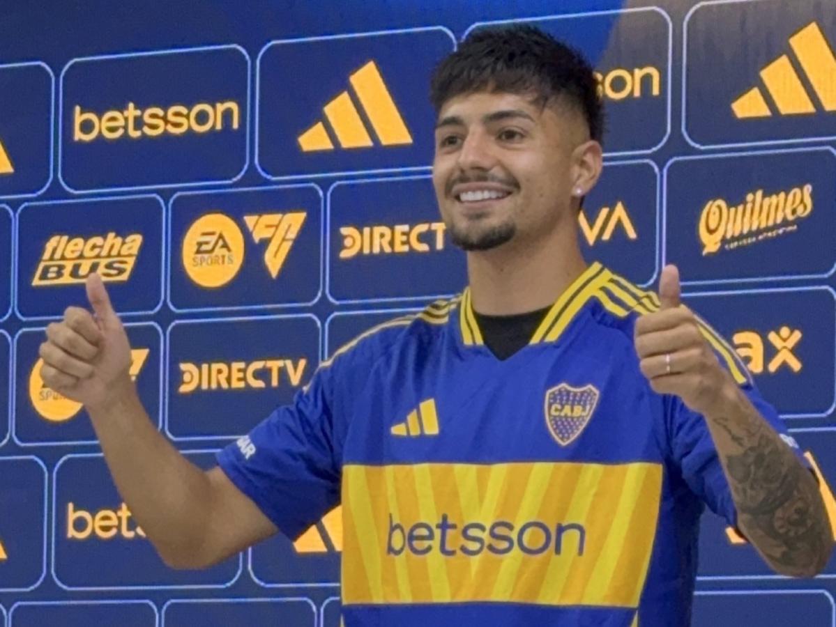 Boca presentó a Alan Velasco, Rodrigo Battaglia y Williams Alarcón como ...