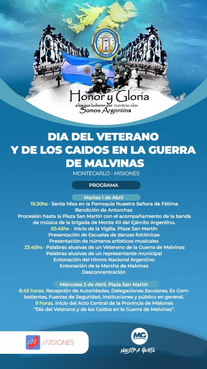 Homenaje a los héroes el 2 de abril: el acto central en Misiones por el ...