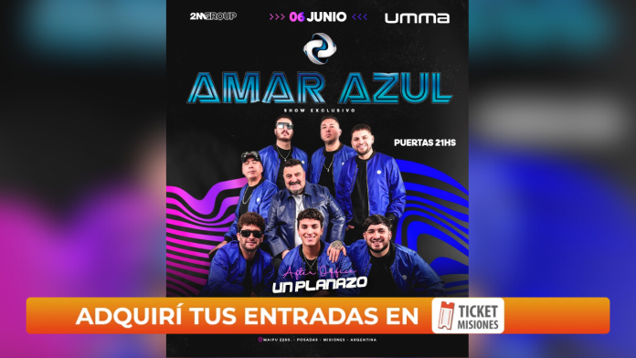 La mítica banda de cumbia Amar Azul viene a Posadas: conseguí tus ...