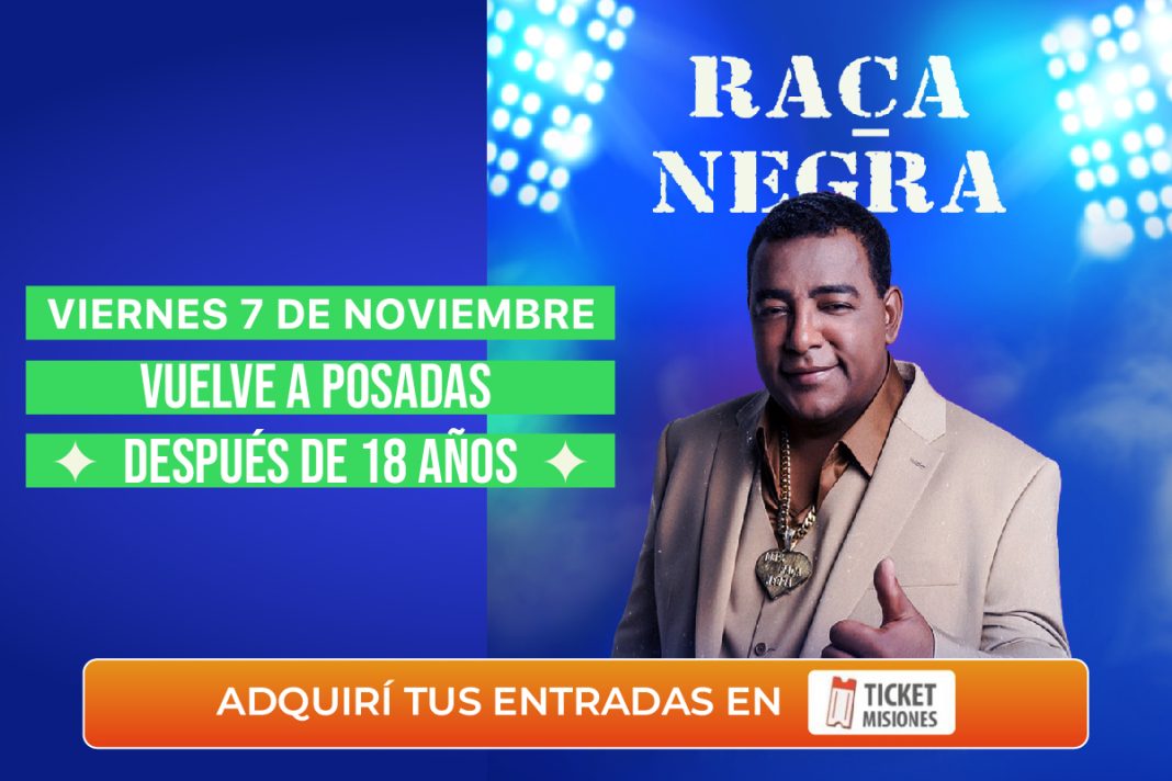 Gran Show de Raça Negra en Estancia la Soñada el 7 de noviembre