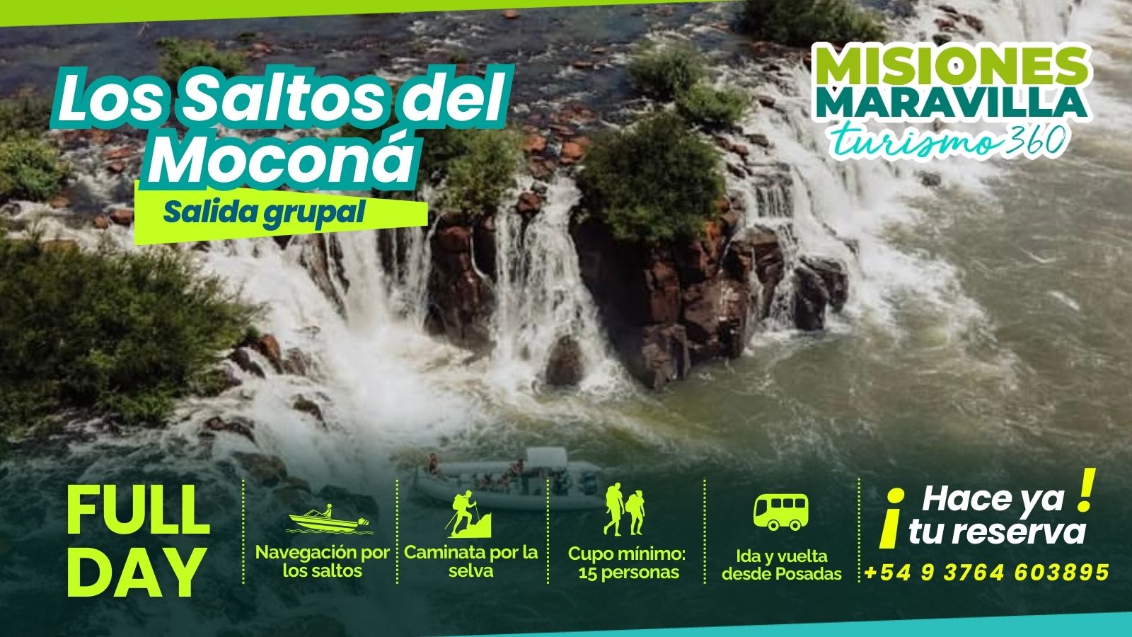 Conocé los Saltos del Moconá con Misiones Maravilla EVT: viví una ...