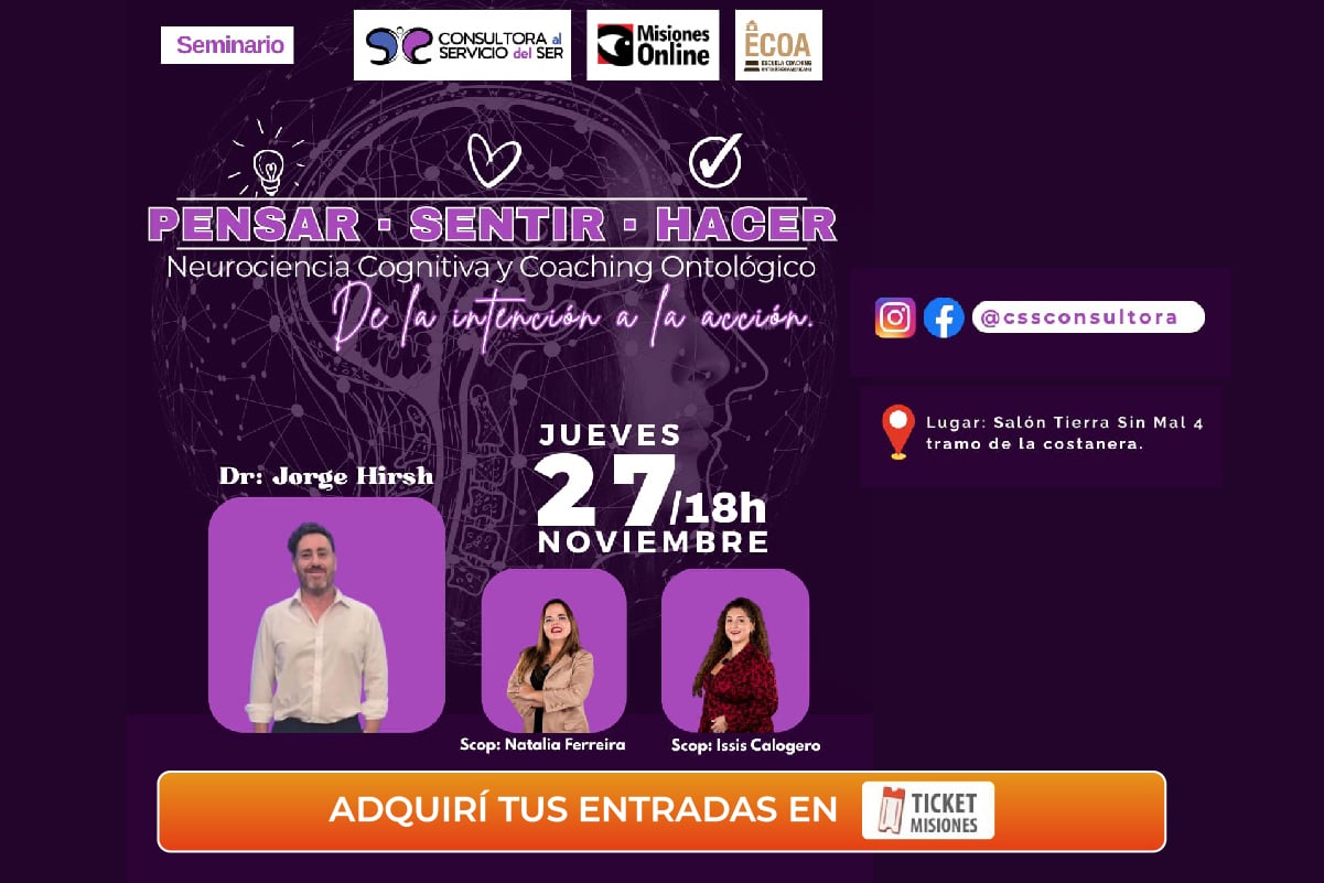 Seminario “Pensar, Sentir, Hacer: de la Intención a la Acción ...