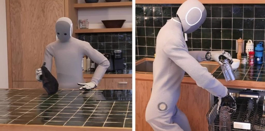 Presentaron en Estados Unidos a NEO, el primer robot humanoide que ...