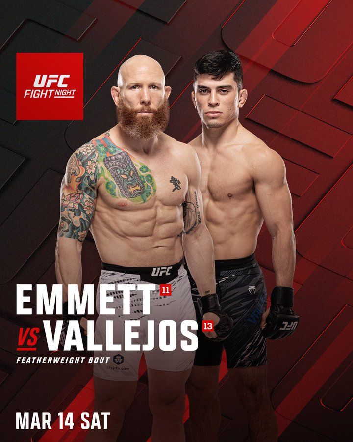 UFC | Kevin Vallejos será la pelea estelar en marzo y hará historia ...