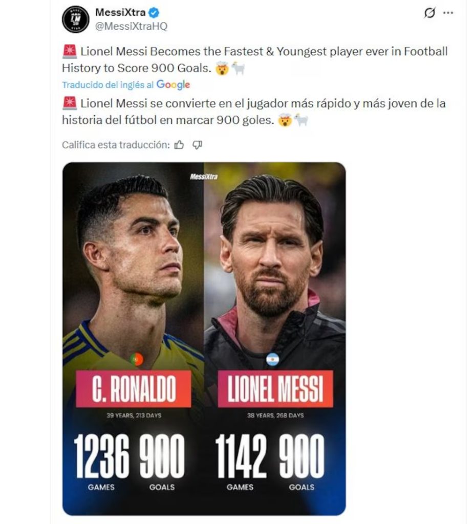 Video | Lionel Messi llegó a los 900 goles y batió otro récord ...