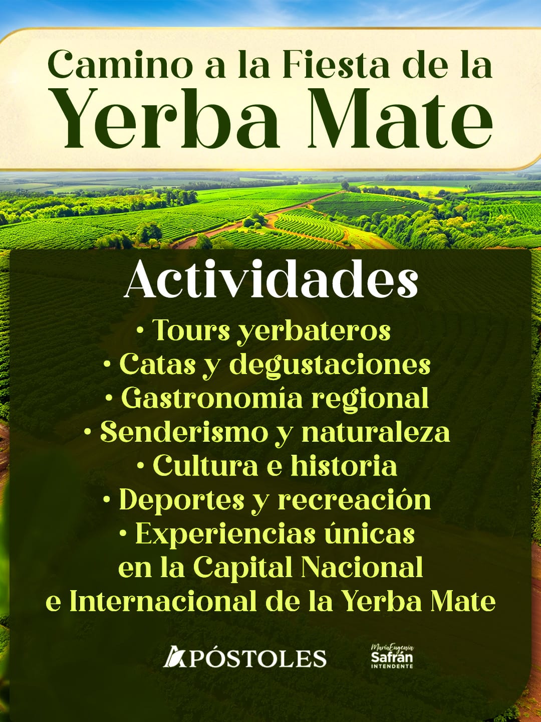Apóstoles lanzó el “Camino a la Fiesta de la Yerba Mate” con ...