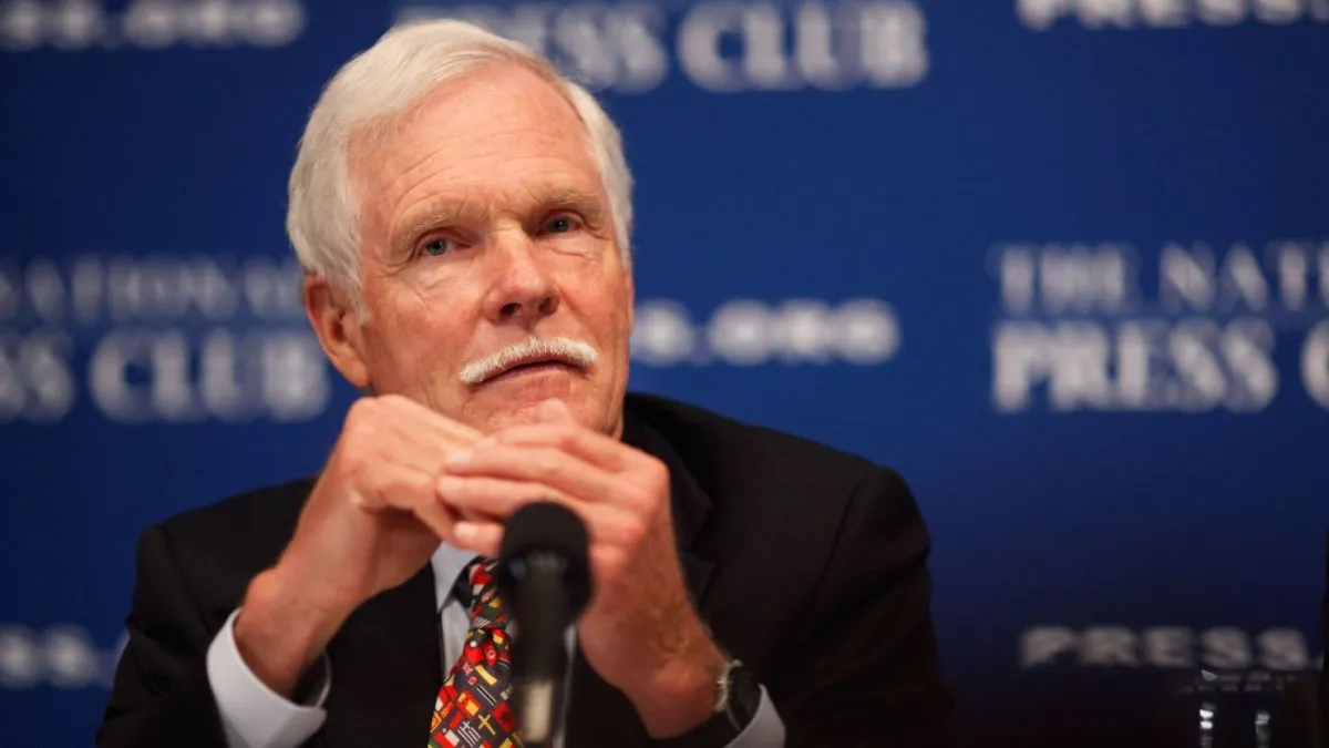 Falleció Ted Turner, fundador de CNN